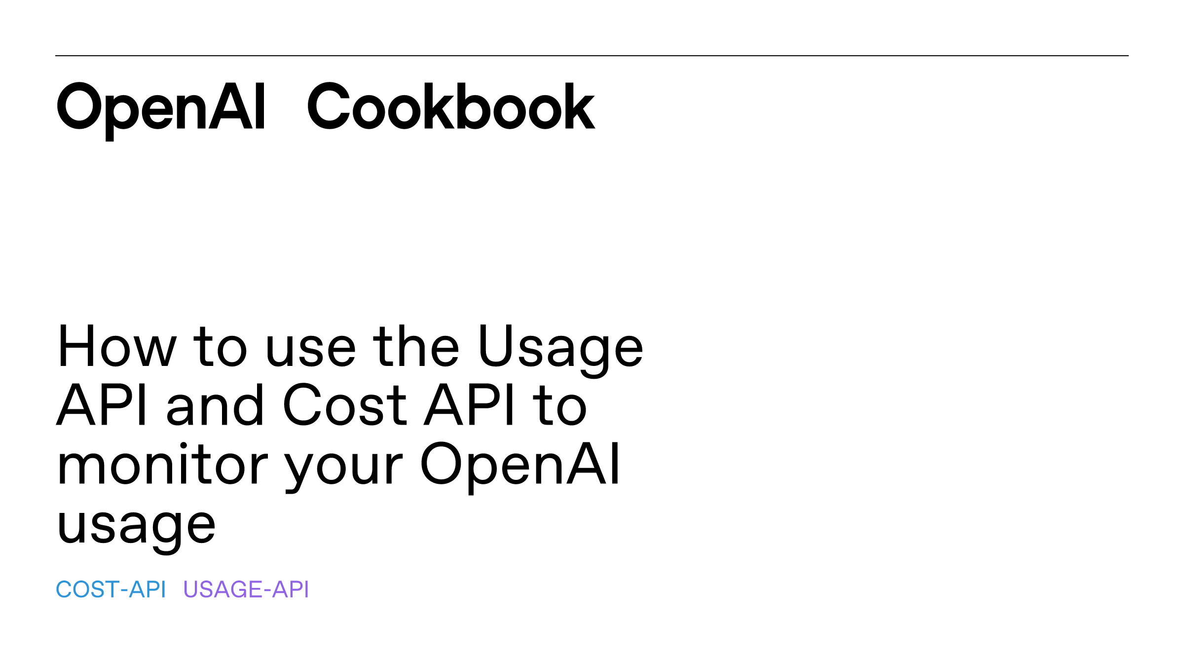 How to use the Usage API and Cost API to monitor your OpenAI usage ...